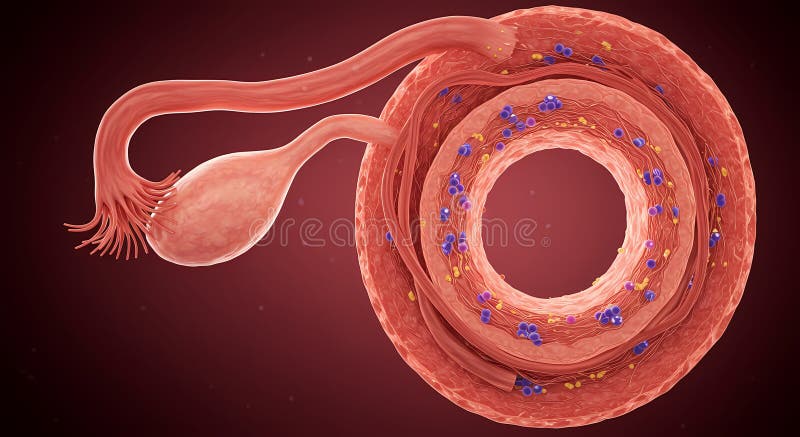 Exploring Human Ovary Anatomy and Structure in Detailed Medical ...