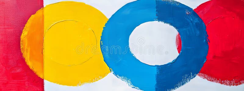 A Detailed Image of an Abstract, Colorful Geometric Design with ...