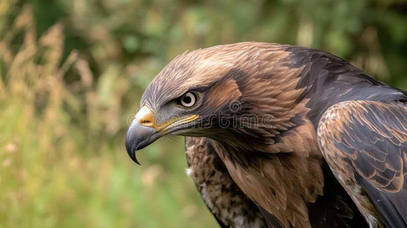 A Detailed Image of a Bird S Head and Beak Stock Image - Image of ...