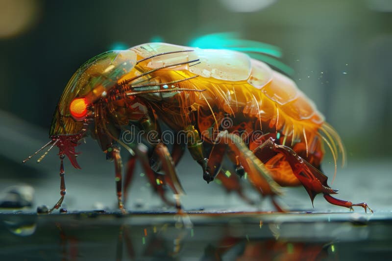 Detailed Image of a Bug on a Surface, Suitable for Educational ...