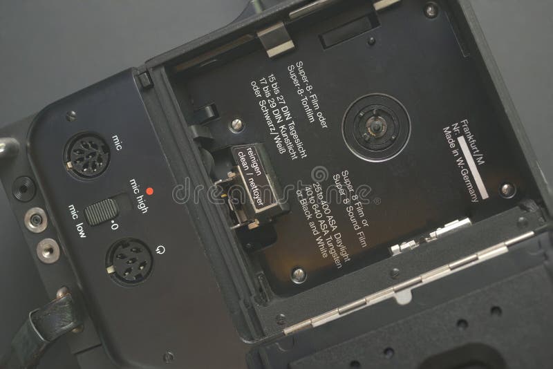 Cassette Room of a Super 8 Camera Editorial Photography - Image of ...