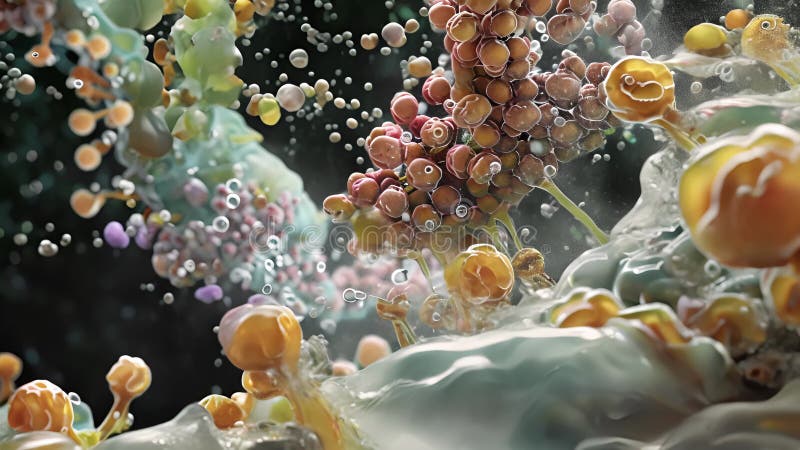 A Detailed Image of Cellular Adhesion Molecules at Work Actively ...