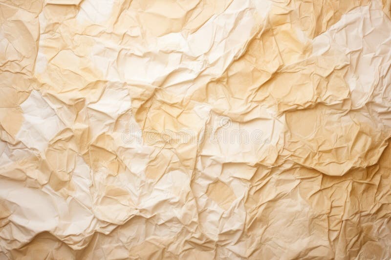 Detailed Image of Crumpled Parchment Paper Stock Photo - Image of ...