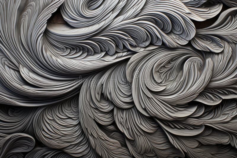 Detailed Image of a Feathers Intricate Structure Stock Photo - Image of ...