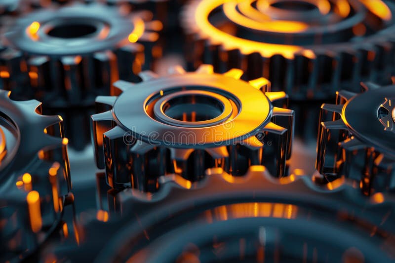 Detailed Image of Gears on a Table, Perfect for Industrial Designs ...