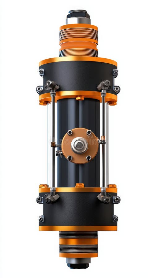 Detailed Image of a Mechanical Component Featuring a Sleek Design and ...