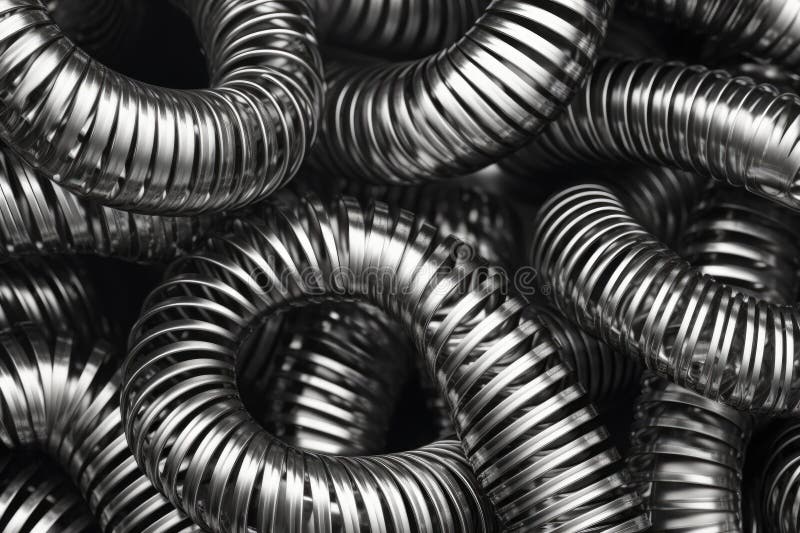 Detailed Image of Metal Coils, Suitable for Industrial Concepts Stock ...