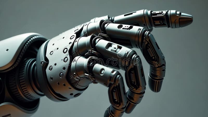 Robotic Hand: a Close-Up of Futuristic Technology Stock Footage - Video ...