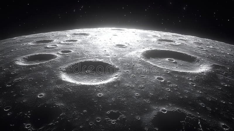 Detailed Image of the Moon Captured from Hubble Space Telescope ...