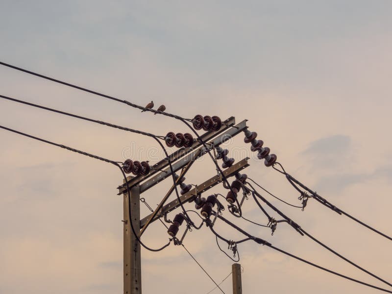 Electrical pole stock photo. Image of industry, volts - 99832072