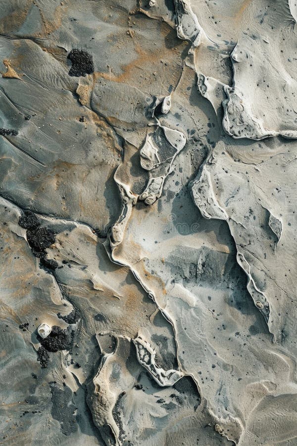 A Detailed Image of a Rocky Outcropping with Unique Geological Features ...