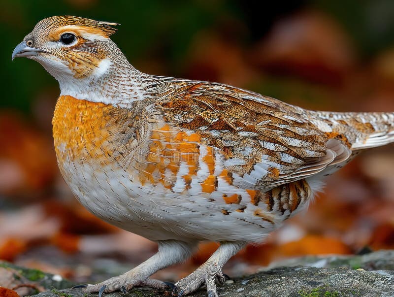 A Detailed Image of a Ruffed Grouse in Its Forest Habitat Stock Photo ...