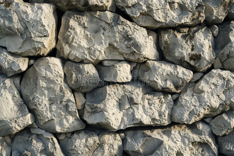 Irregular Light-colored Stone Wall Stock Illustration - Illustration of ...