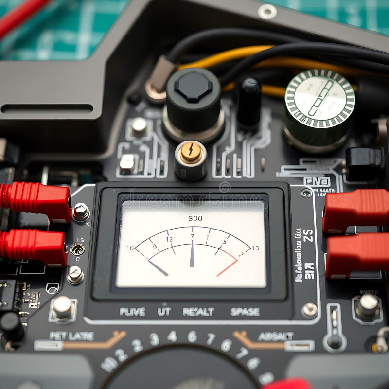 A Detailed Image Showing the Internal Components of a Circuit Tester ...