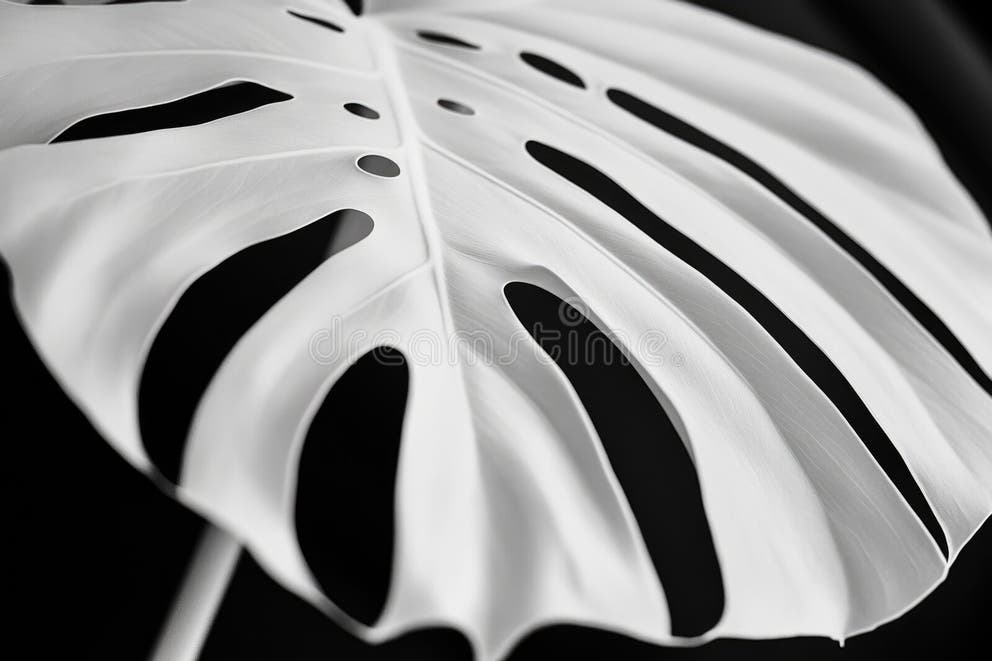 A Detailed Image of a Single Leaf on a Plant Stock Photo - Image of ...