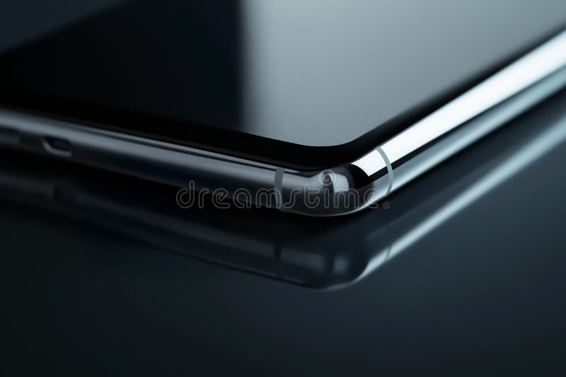 Detailed Image of Sleek Modern Smartphone with Sharp Focus on Edges ...