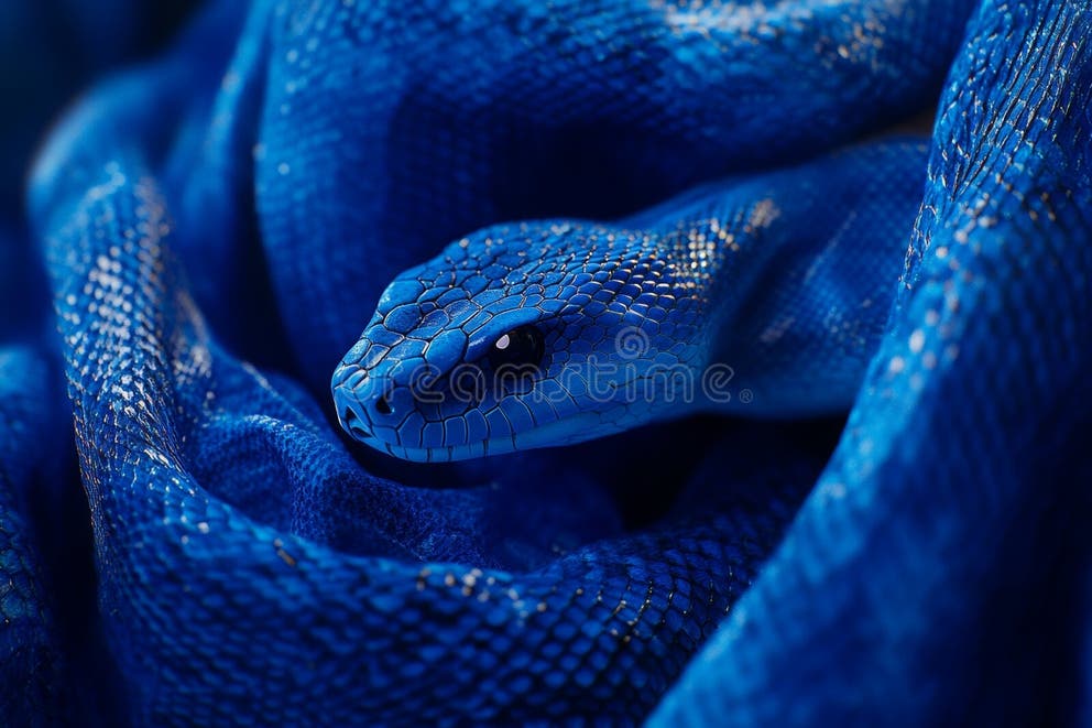 A Detailed Image of a Snake Made with Contemporary Technology. Stock ...