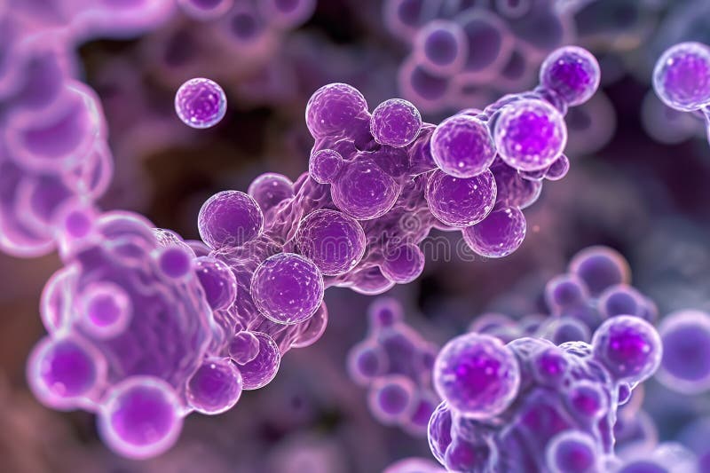 Detailed Image of Staphylococcus Aureus Colonies Showcasing the ...