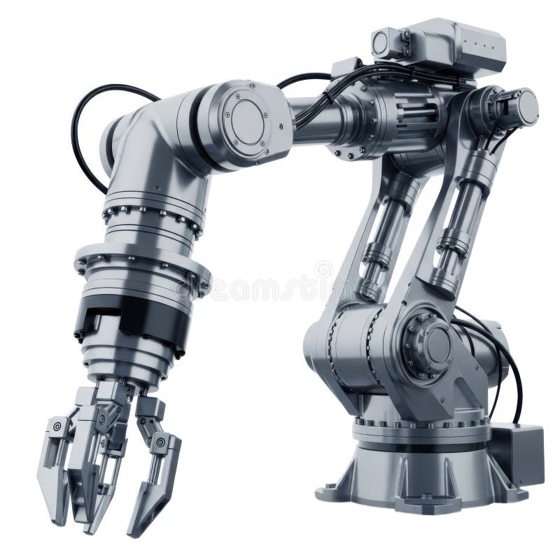 Detailed Industrial Robotic Arm Stock Illustrations – 2,849 Detailed ...
