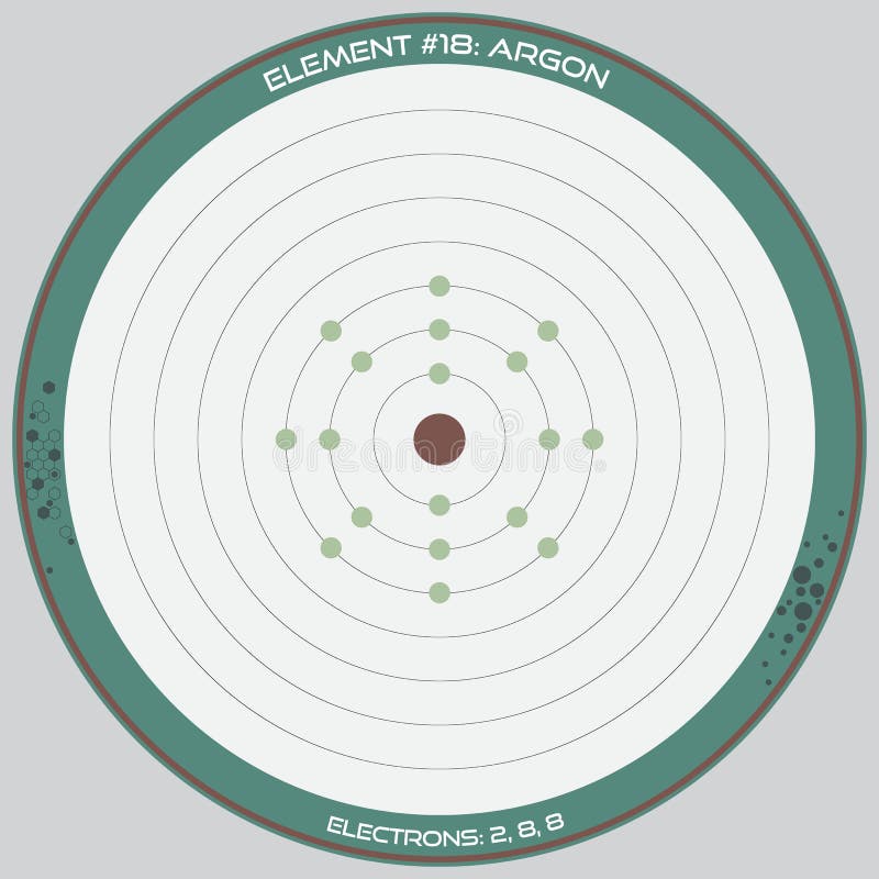 Detailed Infographic of Argon Stock Vector - Illustration of draw ...