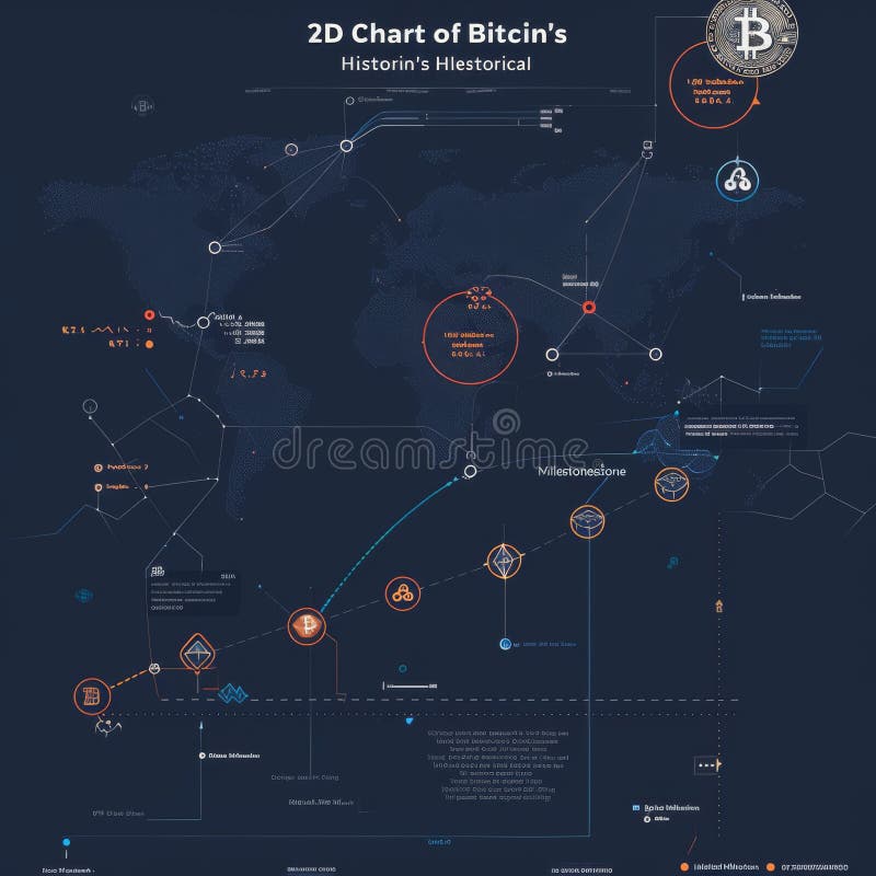 Historical Infographic of Bitcoin Stock Photo - Image of trading ...