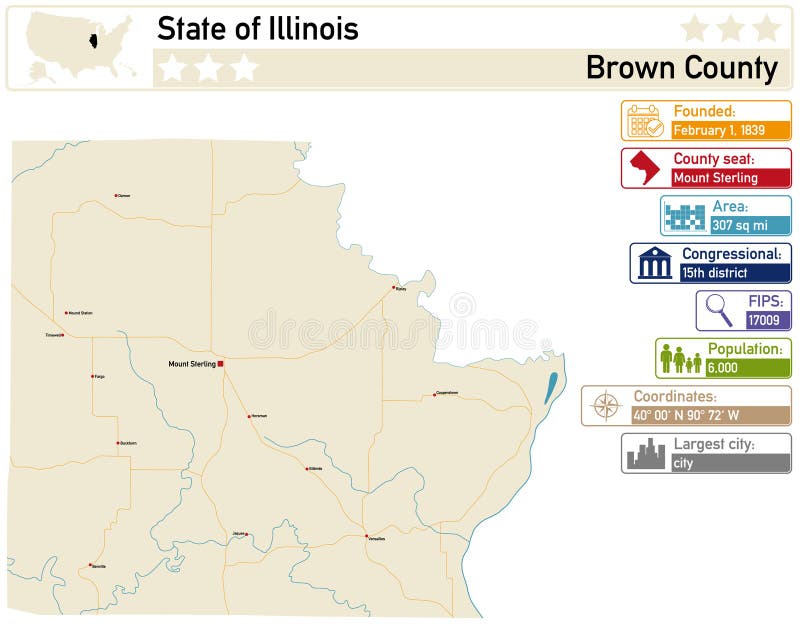 Brown County Map Stock Photos - Free & Royalty-Free Stock Photos from Dreamstime
