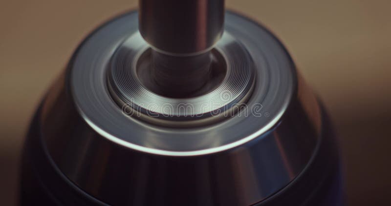 An Intriguing Closeup View of a Sophisticated Metallic Device ...