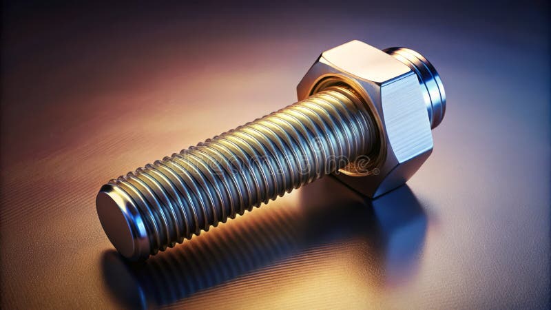 Detailed Isometric Bolt Engineering Precision and Industrial Aesthetics ...