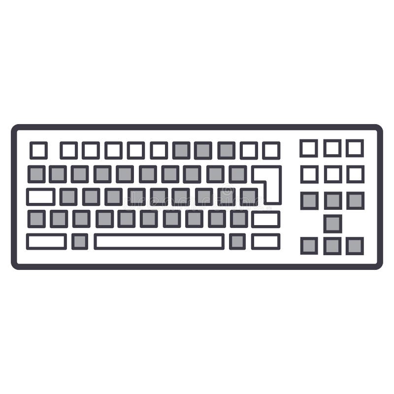 Data Input Thin Line Icon, Sign, Symbol, Illustation, Linear Concept ... Data Input Thin Line Icon, Sign, Symbol, Illustation, Linear Concept ...