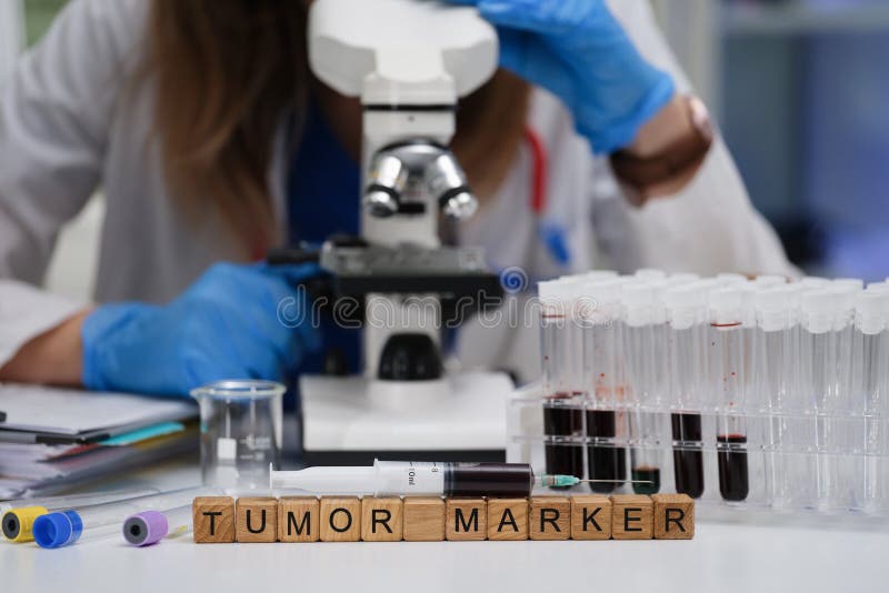 Detailed Laboratory Analysis of Tumor Markers Observed Under Microscope ...
