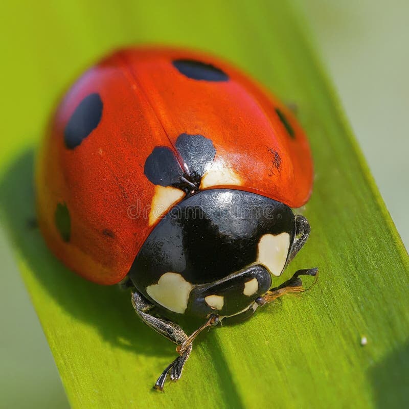Detailed Ladybug Image stock illustration. Illustration of meadow ...