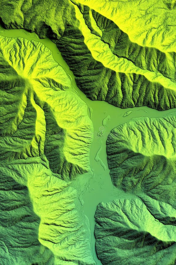 Gradients Drainage Patterns Stock Illustrations – 4 Gradients Drainage ...