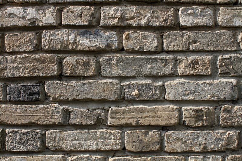 Detailed Light Brown Brick Wall Stock Photo - Image of pattern ...