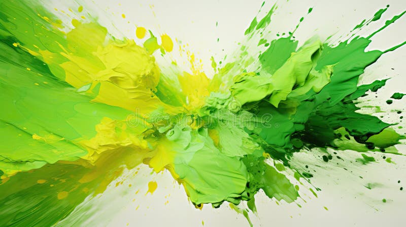 Detailed Lime and Olive Abstract Texture. Splashes of Green and Light ...