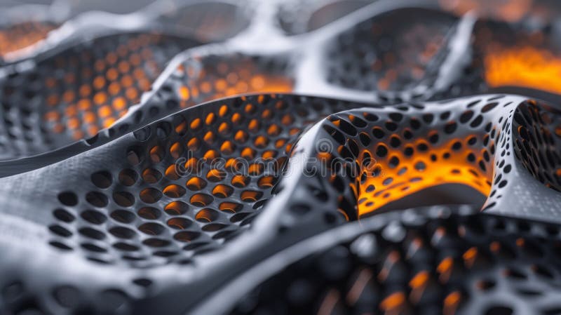 A Detailed Look at an Aerographite Component in Use Highlighting Its ...