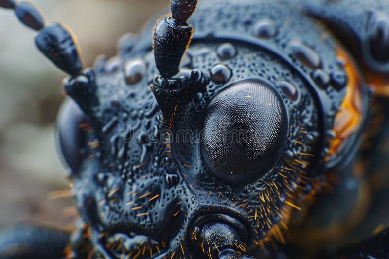 A Detailed Look at a Bug S Facial Features Stock Photo - Image of crawly, arthropod: 350763616