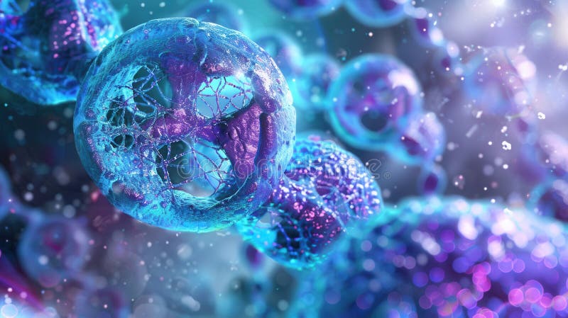 A Detailed Look at Cellular Structures Reveals Visible Nuclei and ...