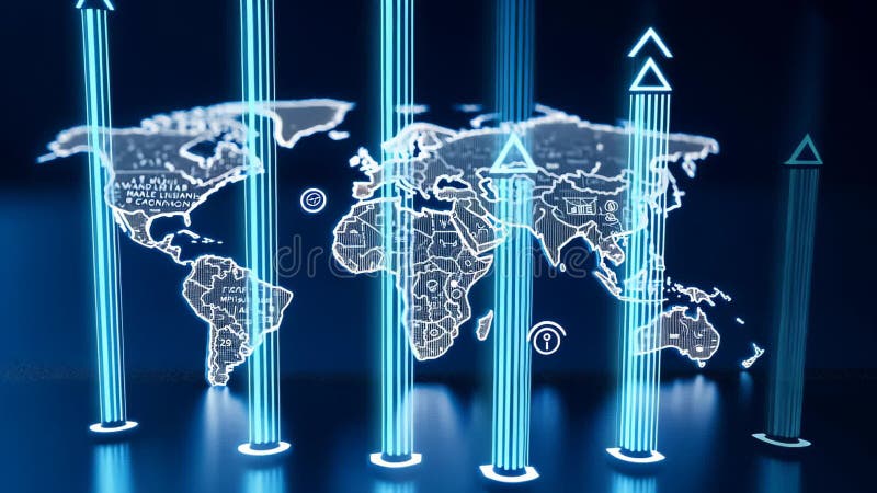 A Detailed Look at a Digital World Map Highlighting Interactive Tools ...