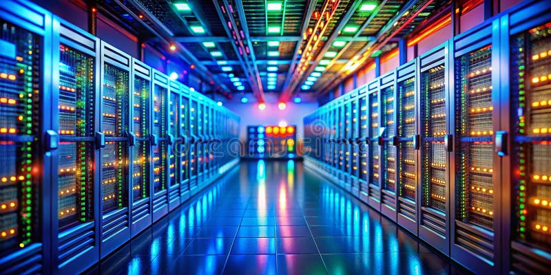A Detailed Look Inside a Miniature Data Center Exploring the Intricate World of Server Rooms ...