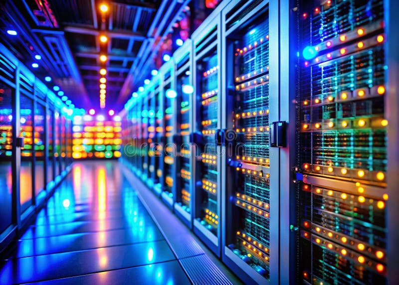 A Detailed Look Inside a Miniature Data Center Rack Servers Network ...