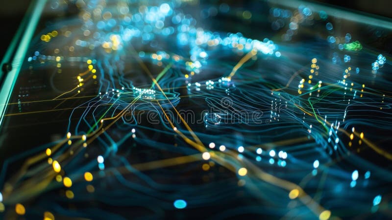 A Detailed Look at the Intricate Network of Wires and Connections ...