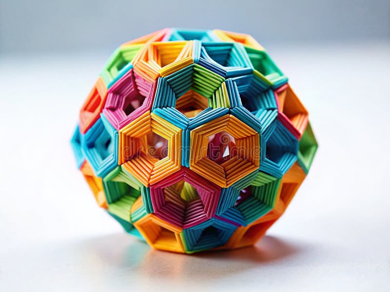 A Detailed Look at a Miniature Paper Cylinder Exploring Geometric ...
