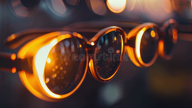 A Detailed Look at a Set of Solar Eclipse Glasses Used for Safe Viewing ...