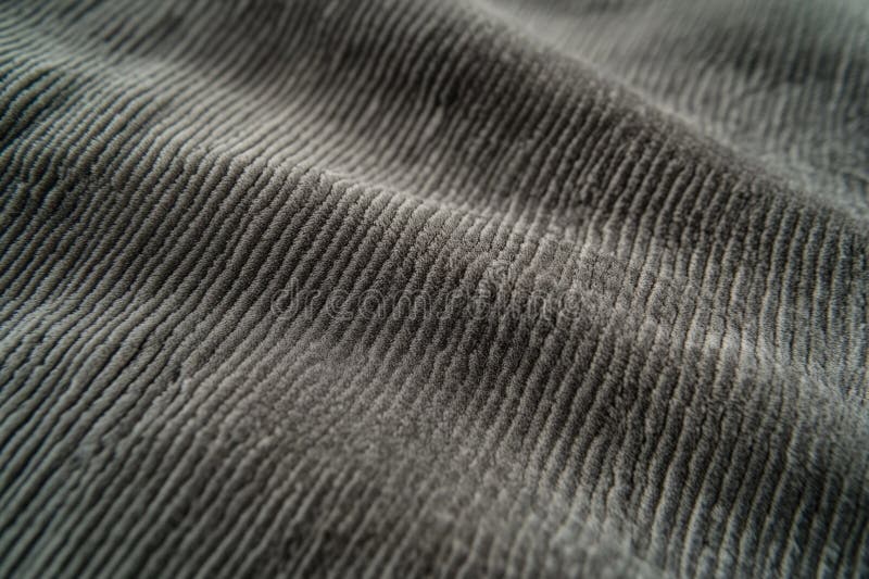 Close-up View of Black Corduroy Stock Illustration - Illustration of ...