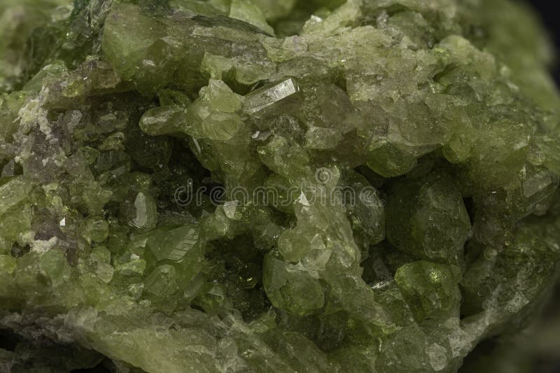 Detailed Macro Capture Showcasing Green Mineral S Unique Natural ...