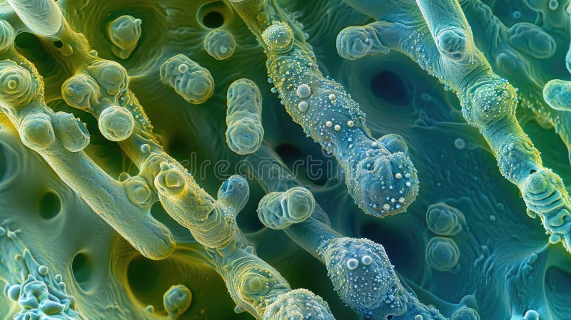 Macro Image Displays Small Bacteria with Thin Cell Walls and Linear ...