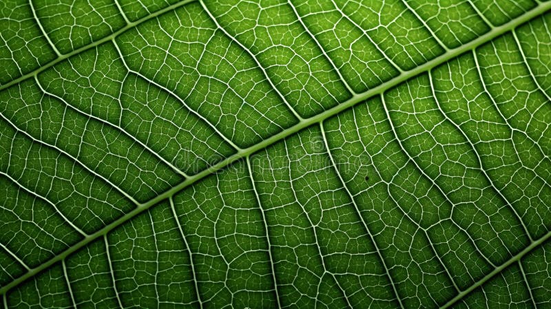 Detailed Macro Leaf Vein Pattern Stock Illustration - Illustration of ...