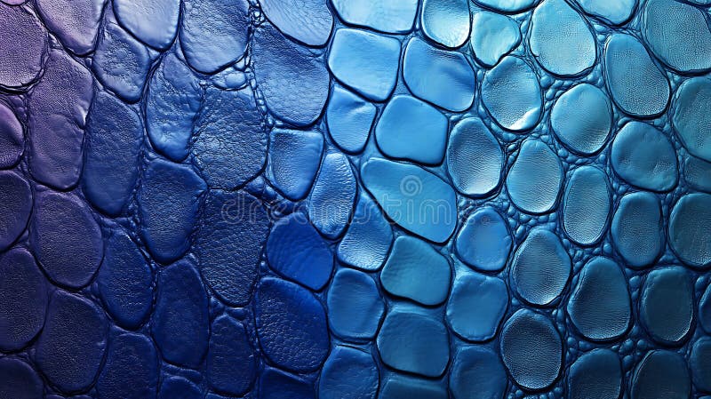 Gradient Blue Snake Skin Texture Detailed Reptilian Scale Pattern ...