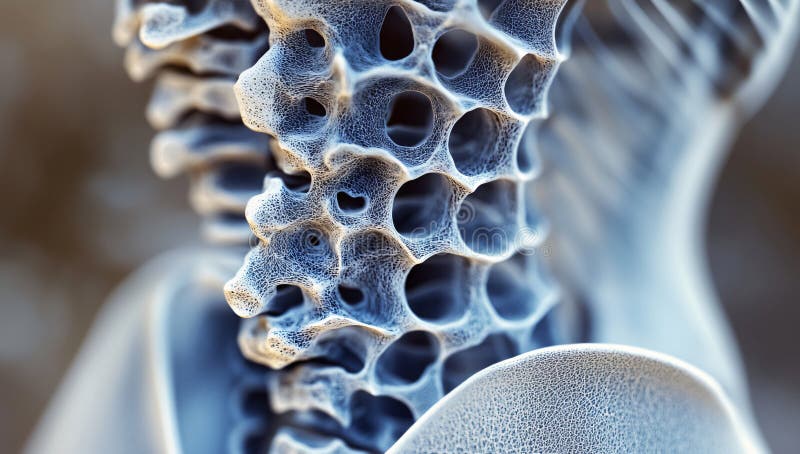 Detailed Macro Shot of Human Vertebrae Bone High Quality Image Stock ...
