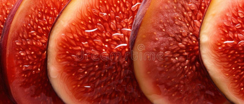 Detailed Macro Shot of a Figs Surface. AI Generative Stock Illustration ...